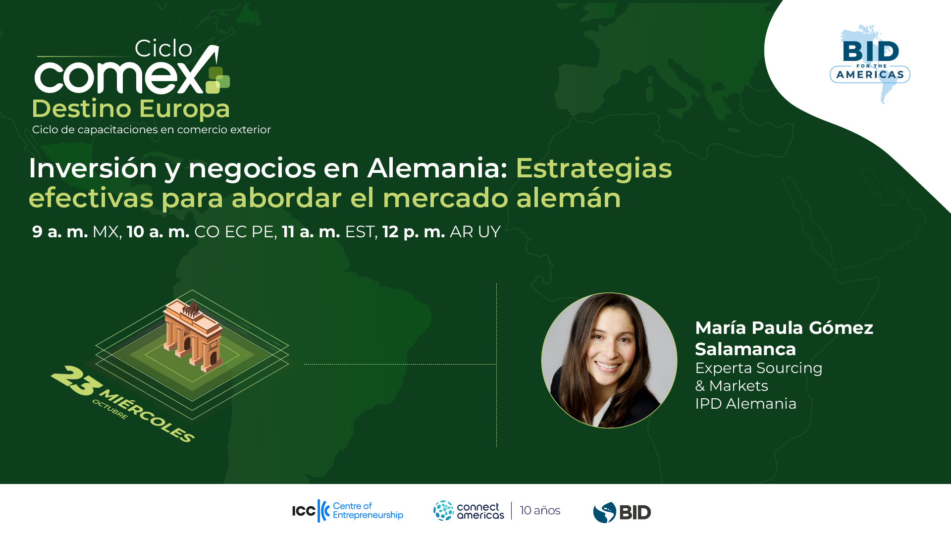 Ciclo Comex: Destino Europa | Día 3: Exporta a Alemania | ConnectAmericas